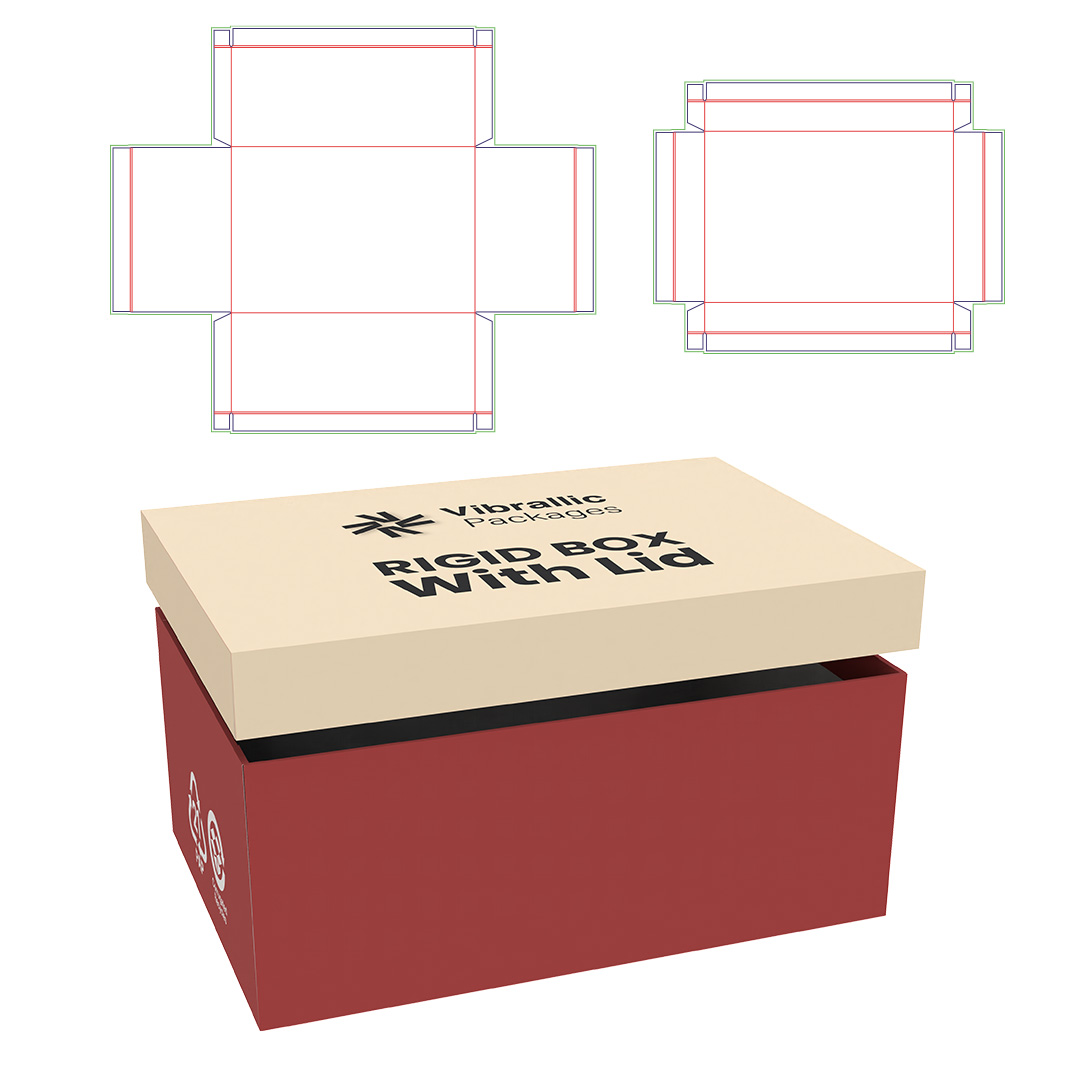 Rigid Box With Lid – Vibrallic Packages