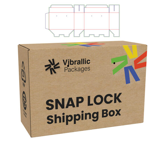 Snap Lock Shipping Box – Vibrallic Packages