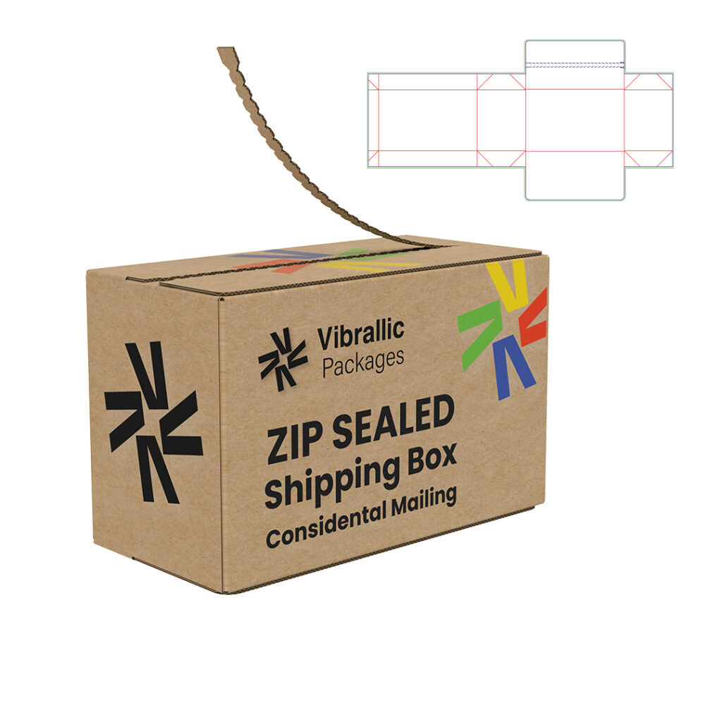 Snap Lock Shipping Box – Vibrallic Packages